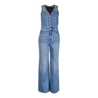 Levi's Femme, Combinaisons et Ensembles, Bleu, Taille: W25 Iconic Jumpsuit