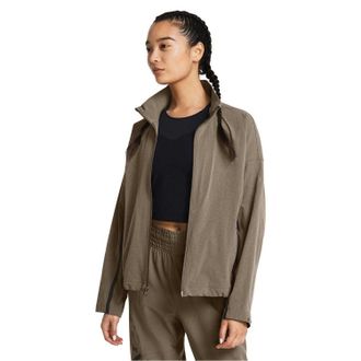 Under Armour Unstoppable Trainingsjacke f&uuml;r Damen, Ventiliert, Athletisch (Braun)