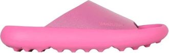 AMBUSH Ambush - Sandales plates en cuir matelass&eacute; - Femme - Chaussures - Rose - Taille: 35 EU