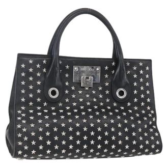 Jimmy Choo London Pre-owned Lederhandtasche - - Pre-owned - Damen - Schwarzk - ONE SIZE