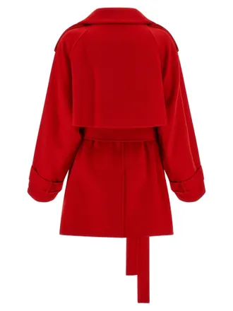 Sportmax Womens Multicolor Virgin Wool Coat Clothing
