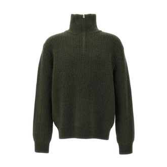 A.P.C. A.p.c. - Col roul&eacute;s - Homme - Pulls - Vert - Taille: L