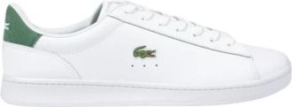 Lacoste Homme, Chaussures, Blanc, Taille: 44 EU &Eacute;l&eacute;gantes baskets en cuir pour hommes