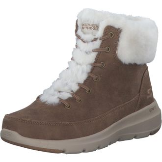 Skechers Glacial Ultra Stiefelette für Damen, kastanienbraun, 39.5 EU
