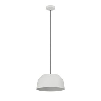 Eglo H&auml;ngelampe Contrisa, Pendelleuchte Esstisch 1-flammig, Esszimmerlampe im New Nordic Design aus Metall in Grau, H&auml;ngeleuchte mit E27 Fassung, &Oslash; 38 cm