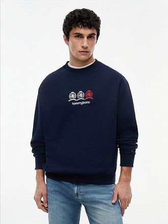 Tommy Hilfiger Sweat d&eacute;contract&eacute; &agrave; motif logo blason