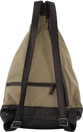 Yohji Yamamoto Unisex Hakama Tuck Backpack - Yohji Yamamoto Synthetic Khaki Bags Backpacks