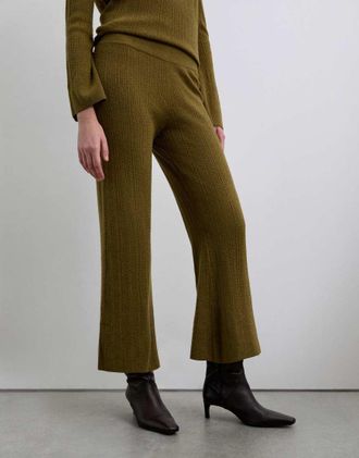 Scalpers Scwavykniy - Hose in Khaki-Grün