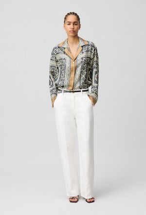 Claudie Pierlot Bedruckte Seidenbluse