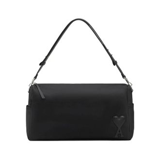 Ami Schwarze Heart Logo Bum Bag - - Bags - Damen - Schwarzk - ONE SIZE