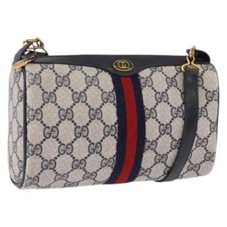 Gucci Sac bandouli&egrave;re vintage Pre-owned - Femme - Pre-owned - Bleu - Taille: ONE Size