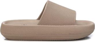 Xti | Sandalias XTI - Sandalias para mujer - Chanclas color taupe para mujer- Chanclas sin cierre - Sandalias de agua- Chanclas con poca plataforma- Cómod