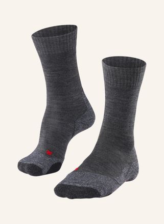 Falke Trekking-Socken tk2 Mit Merinowolle grau