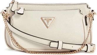 Guess Noelle Double Pouch Crossbody Bone