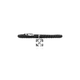 Off-white Lederarmband mit Pfeil - - Accessories - Herren - Schwarzk - L