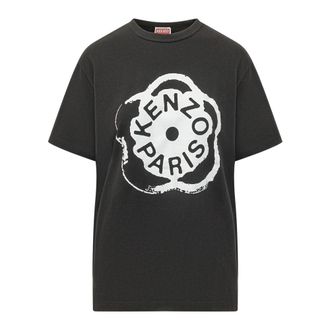 Kenzo Boke Flower 2.0 Loose T-Shirt - - Tops - Damen - Schwarzk - XS