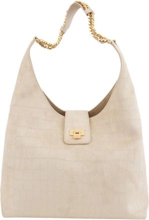 Elisabetta Franchi Femme, Sacs, Blanc, Taille: ONE Size Borsa