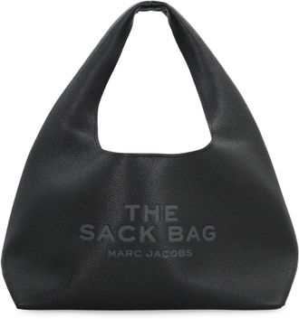 Marc Jacobs Womens Leather Tote Bag The Sack Black Cow Hide