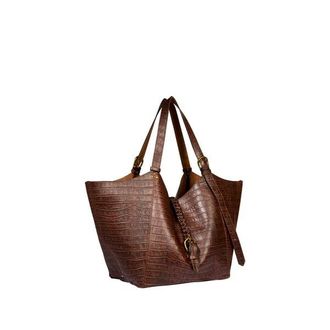 Jerome Dreyfuss Sac cabas Joseph M en cuir de mouton effet croco