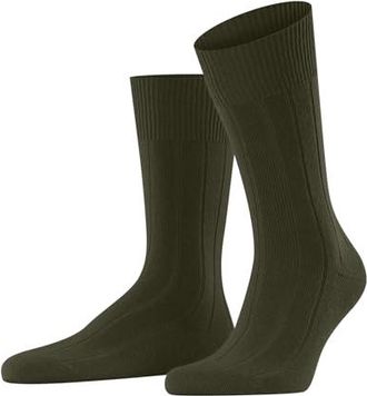 Falke Lhasa Rib M So Laine Cachemire Unies Chaussettes, Vert Artichoke 7436, 43-46 Homme