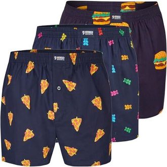 Happyshorts X Boxer, boxer et short pour homme avec suspension, Design 19, XL