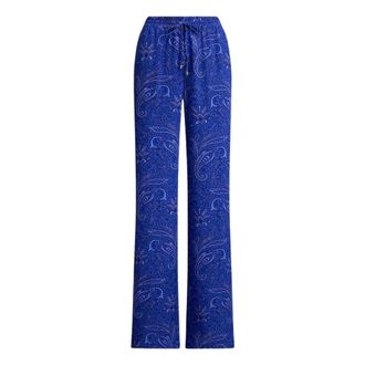 Ralph Lauren Femme, Pantalons, Bleu, Taille: 42 FR Poly CDC Pants