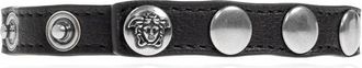 Versace Medusa Lederarmband - - Accessories - unisex - Schwarzk - ONE SIZE