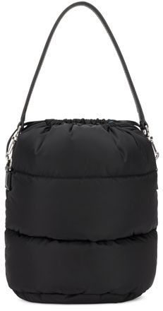 Moncler Quilted Polyamide Shoulder Bag - Black
