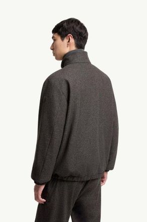 Moncler Wool Blend Jacket - Charcoal