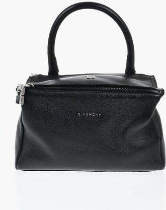 Givenchy Textured Leather PANDORA Bag with Silver Effect Logo Gr&ouml;&szlig;e Unica