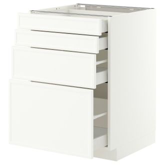 IKEA METOD / MAXIMERA Unterschr., 4 Fronten/4 Schubladen