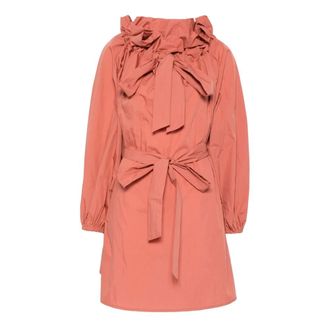 Essentiel Femme, Robes, Orange, Taille: 38 FR Over the Knee Dress