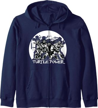Teenage Mutant Ninja Turtles TMNT Teenage Mutant Ninja Turtles Power-Pose im Retro-Look Kapuzenjacke