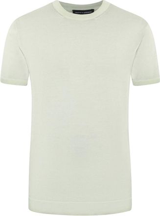 Trusted Handwork Strick-T-Shirt aus Pima Baumwolle mit O-Neck in