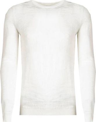 Antony Morato Pull col rond - Homme - Pulls - Blanc - Taille: 2XL