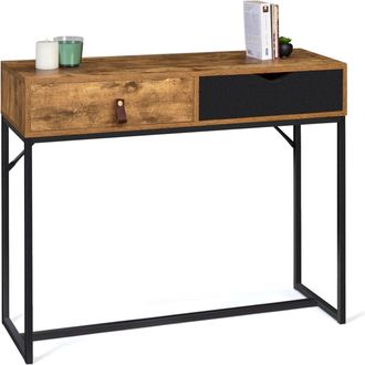 IDMarket Konsole mit 2 Schubladen Chicago Industriedesign