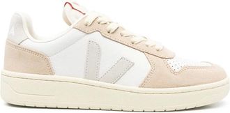 Veja Homme, Chaussures, Beige, Taille: 37 EU Baskets Beige &agrave; Lacets avec Bout Perfor&eacute;