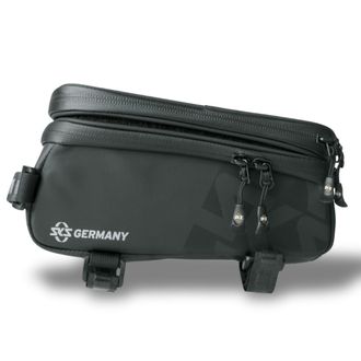 SKS Germany EXPLORER SMART Fahrradtasche, Fahrradzubeh&ouml;r (Rahmentasche aus gummiertem, wasserabweisendem Gewebe, inkl. herausnehmbarem Smartphonefach, Touchscreen
