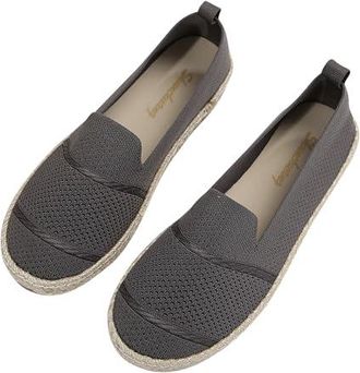 Generic Chaussures d&eacute;contract&eacute;es pour femme - Respirantes - En tricot - Bout rond - Respirantes - L&eacute;g&egrave;res - Confortables - Large largeur - &Agrave; enfiler - Pour gy