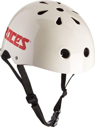 Roces Roces Erwachsene Helm CE Aggressive Helmet, Mat White, L, 300756-2