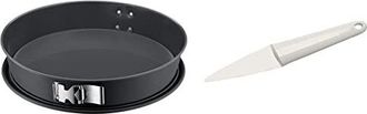 Original Kaiser La Forme Plus Springform-Backblech konisch 32 cm & Classic Kuchenlöser 24 x 3,5 cm, einfaches und schnelles Lösen, schonend zu allen Oberflächen, spül