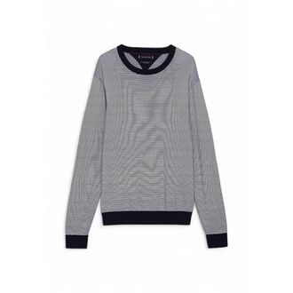 Tommy Hilfiger Smart Casual Rundhals-Pullover - - Knitwear - Herren - Blau - L
