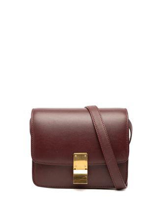 Celine petit sac &agrave; bandouli&egrave;re Classic Box (2017) - Rouge
