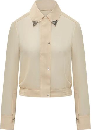 Pinko Pinko, Femme, Vestes, Beige, Taille: 40 FR Cagliari Shirt