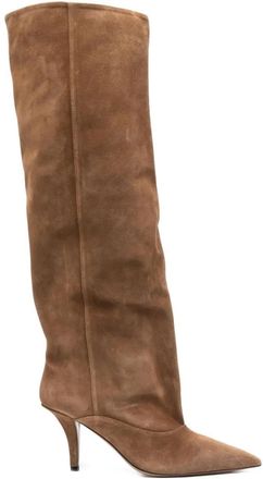 PARIS TEXAS Stiefel - Boots Leather Brown - Gr. 38,5 (EU) - in Braun - f&uuml;r Damen