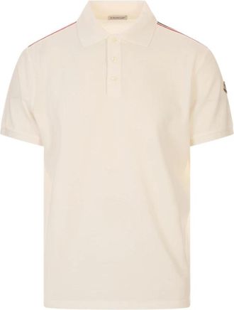 Moncler Homme, Tops, Blanc, Taille: S SS Polo