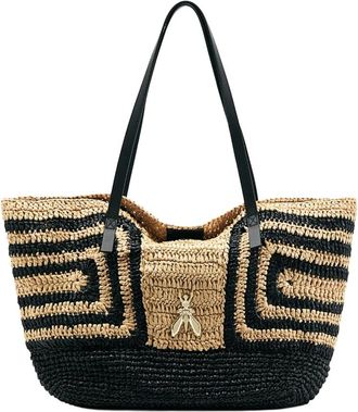 Patrizia Pepe Femme, Sacs, Multicolore, Taille: ONE Size Raffia Totebag