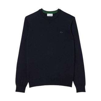 Lacoste Merino-Wollpullover mit Rundhalsausschnitt - - Sweatshirts & Hoodies - Herren - Blau - 4XL