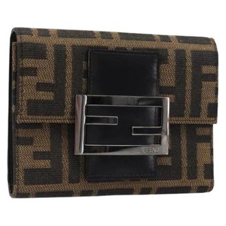 Fendi Pre-owned Zucca Canvas Wallet - - Pre-owned - Damen - Braun - ONE SIZE