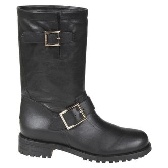 Jimmy Choo London Femme, Chaussures, Noir, Taille: 37 1/2 EU Biker Mid